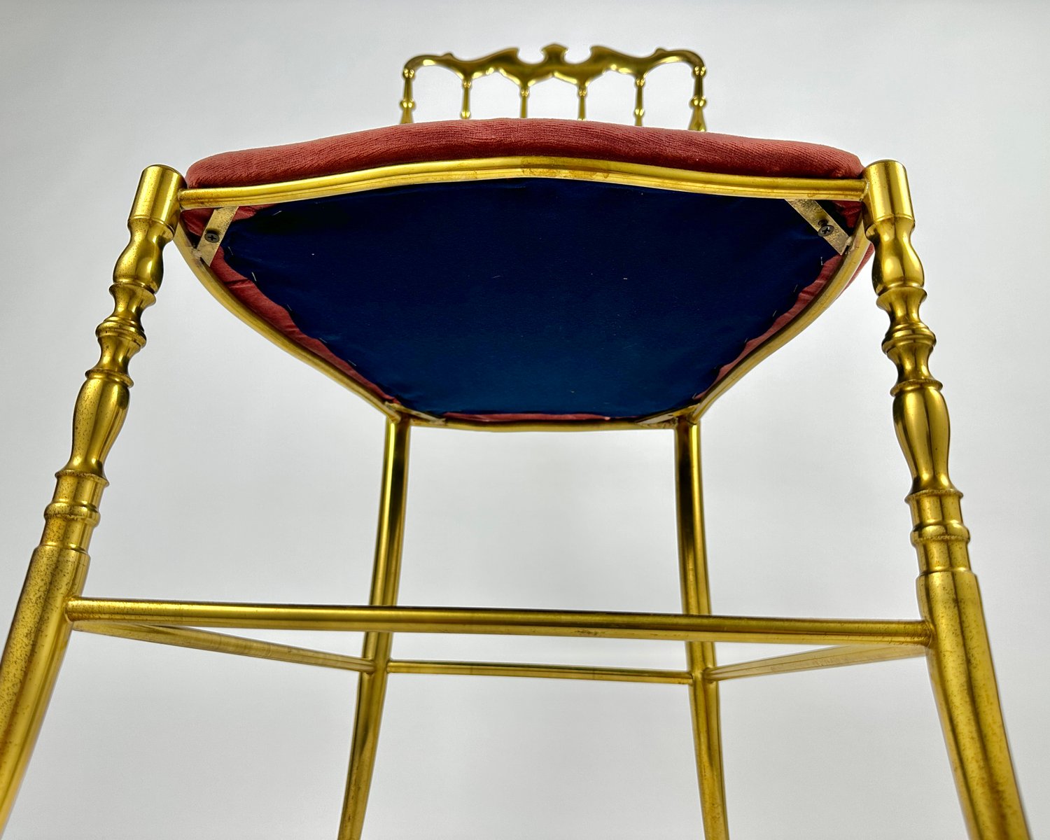 Antique Classical Bronze Chiavari Side Chair, 1920s for sale at Pamono