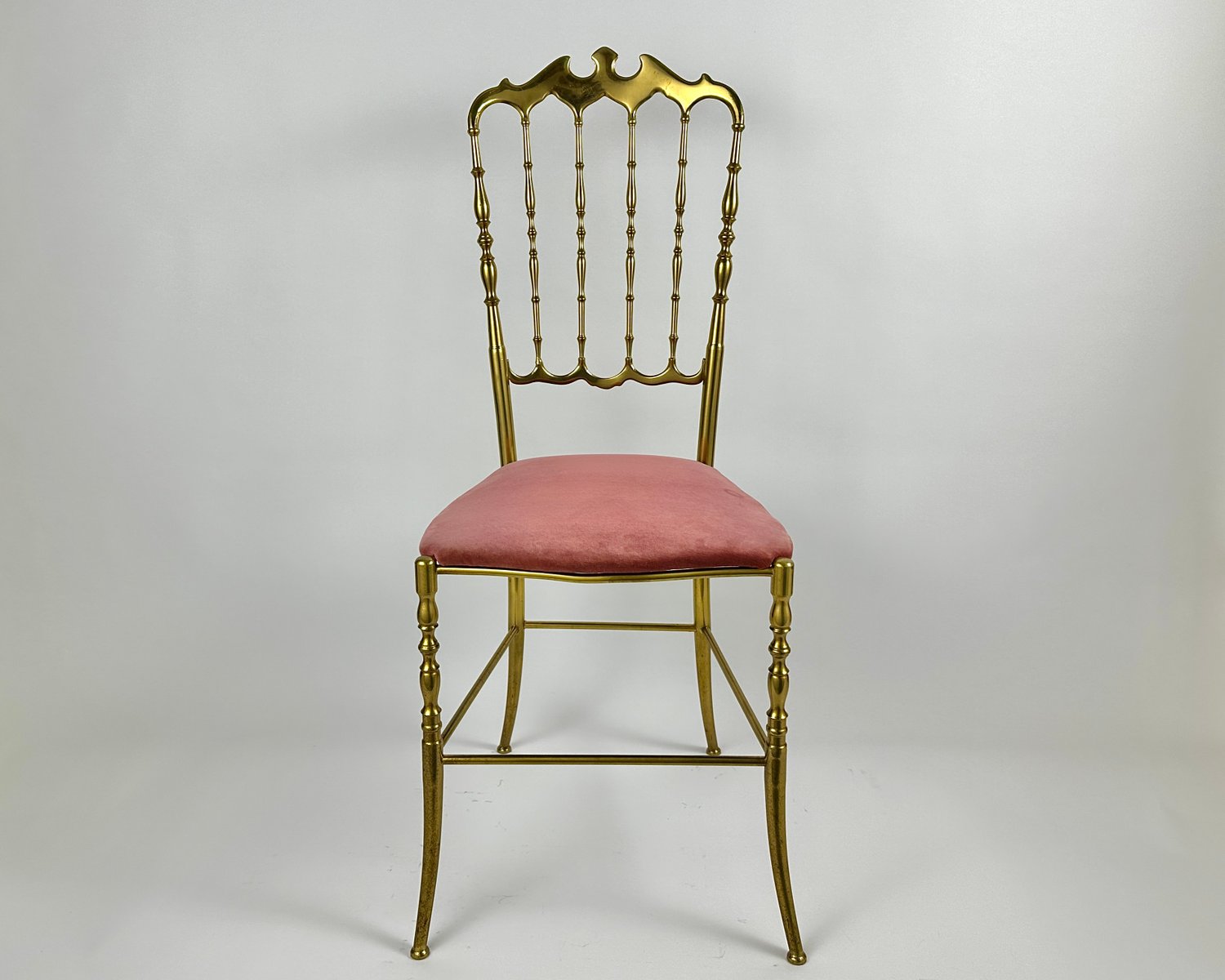 Antique Classical Bronze Chiavari Side Chair, 1920s for sale at Pamono