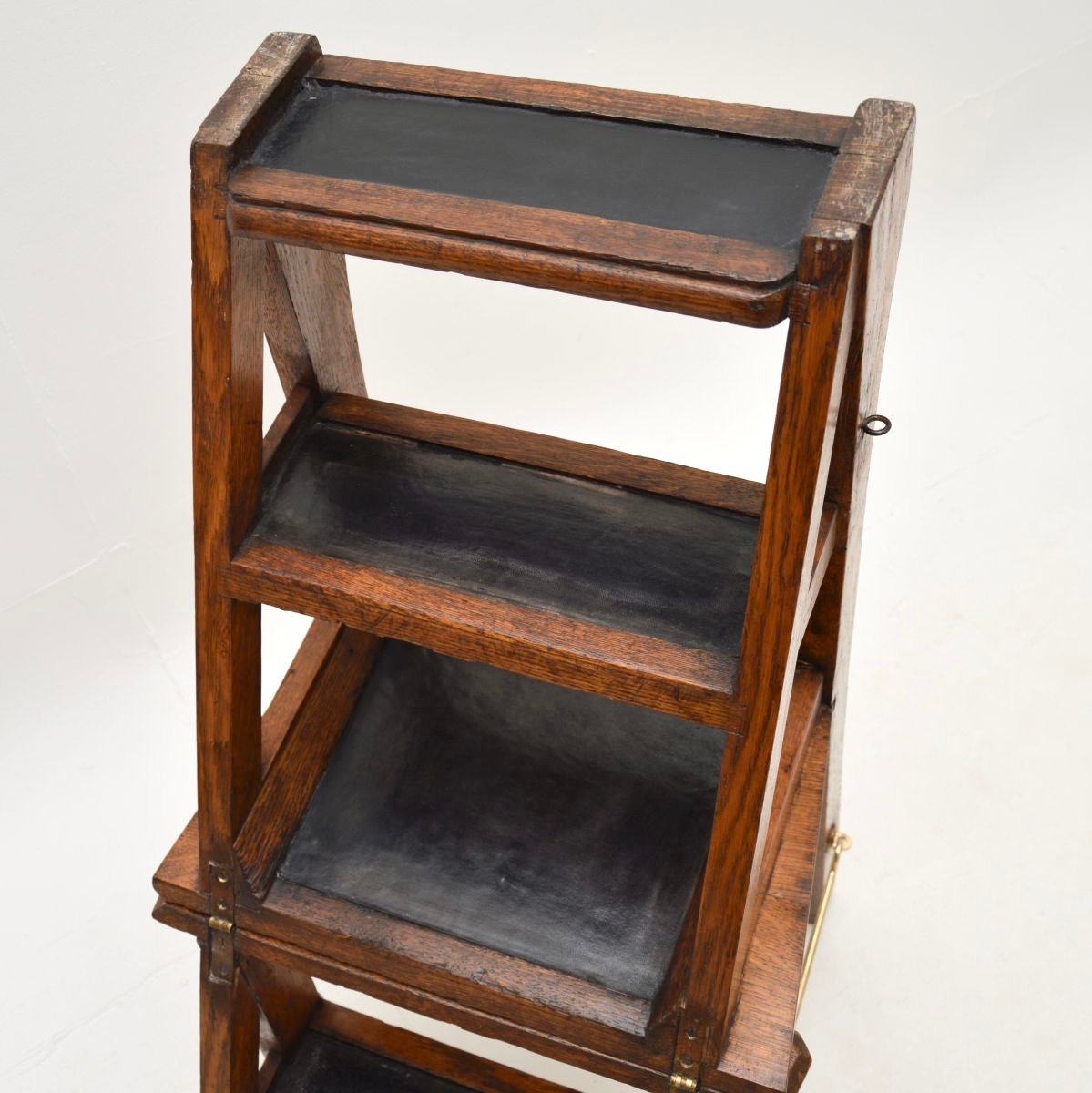Victorian Oak Metamorphic Chair Library Steps, 1880s for sale at Pamono