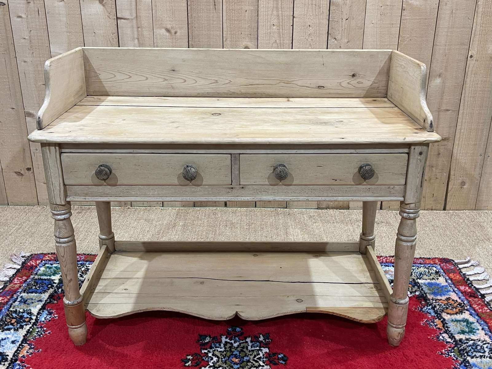 Antique English Pine Server for sale at Pamono