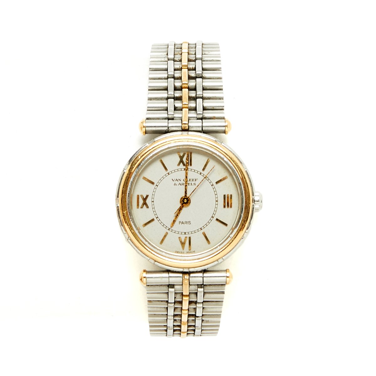 Steel Gold Lady Pierre Arpels Collection Watch by Van Cleef & Arpels ...