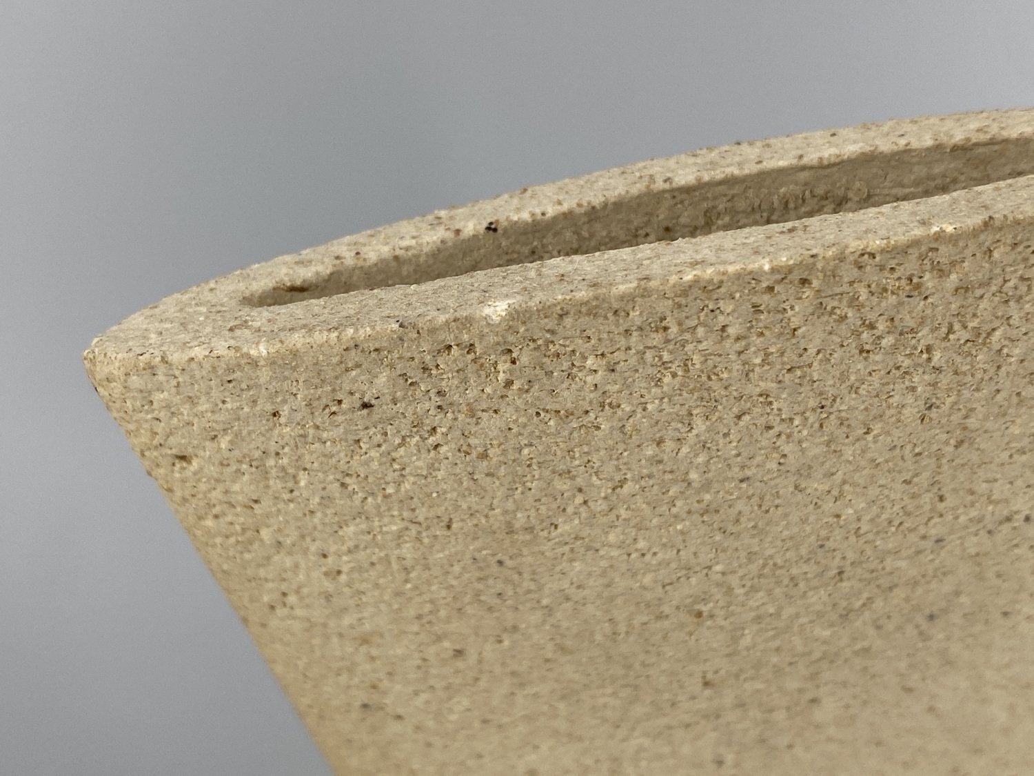 Abstract Studio Ceramic Fireclay Sculpture Vase, 1980s for sale at Pamono