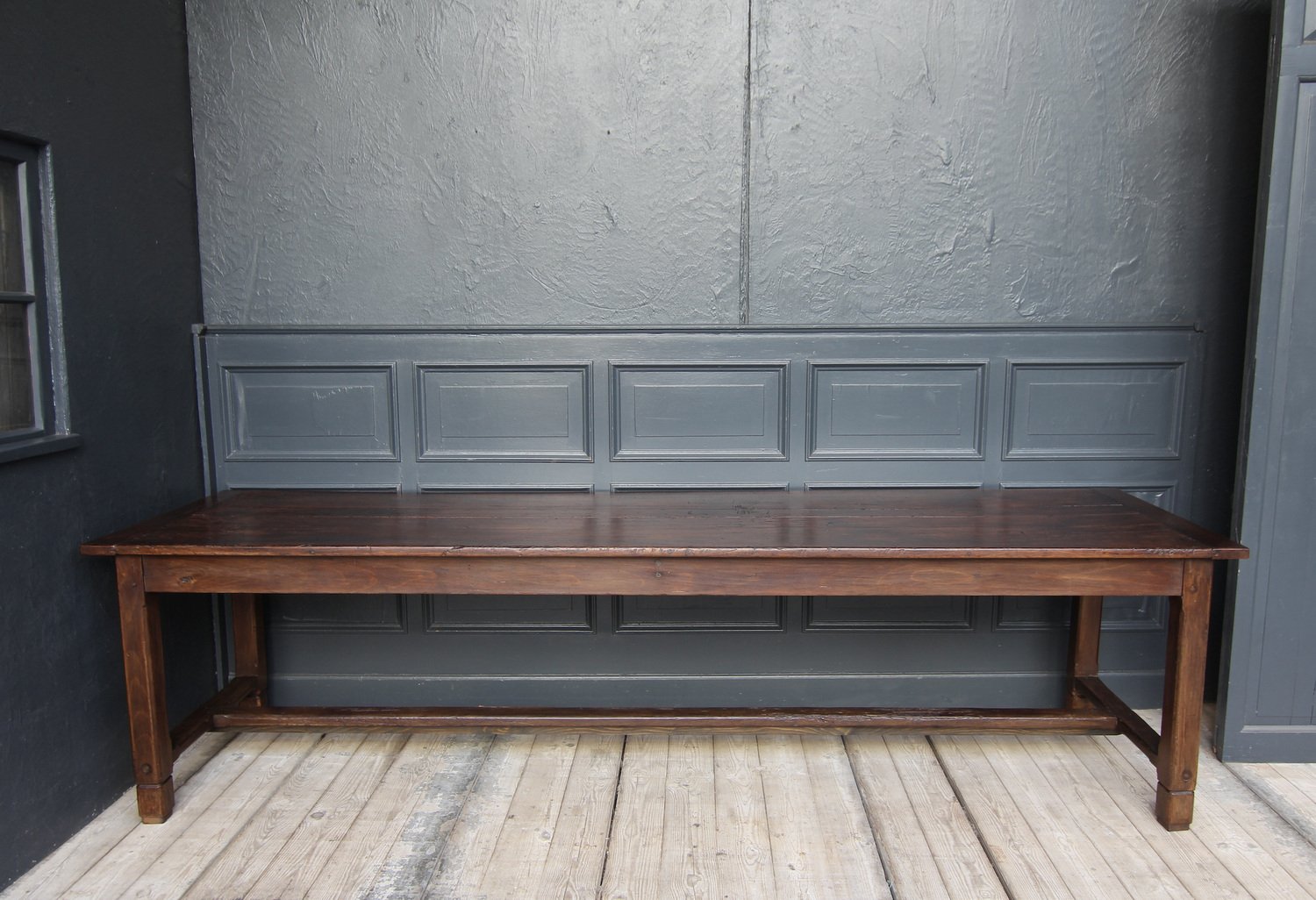 Large French Farm Dining Table, 1890s for sale at Pamono