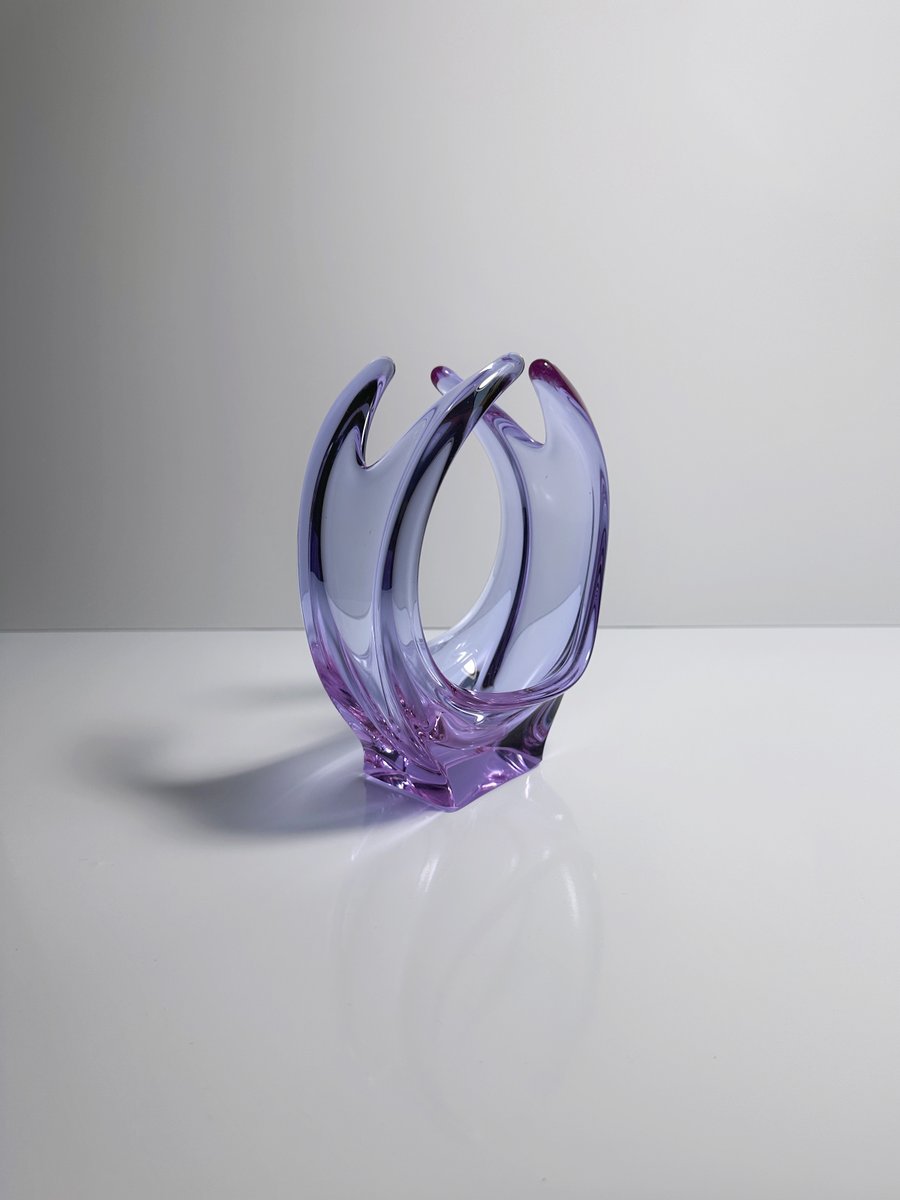 Alexandrite / Neodymium Murano Glass Bowl, 1950s for sale at Pamono