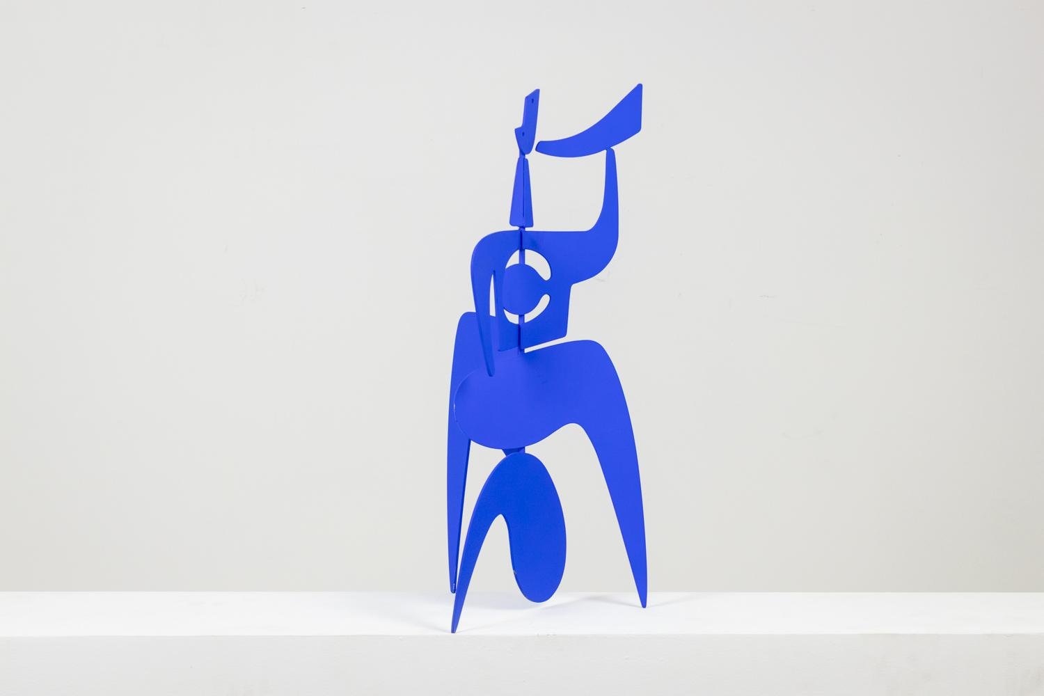 Blue Bugler Sculpture by Antonine De Saint Pierre for sale at Pamono