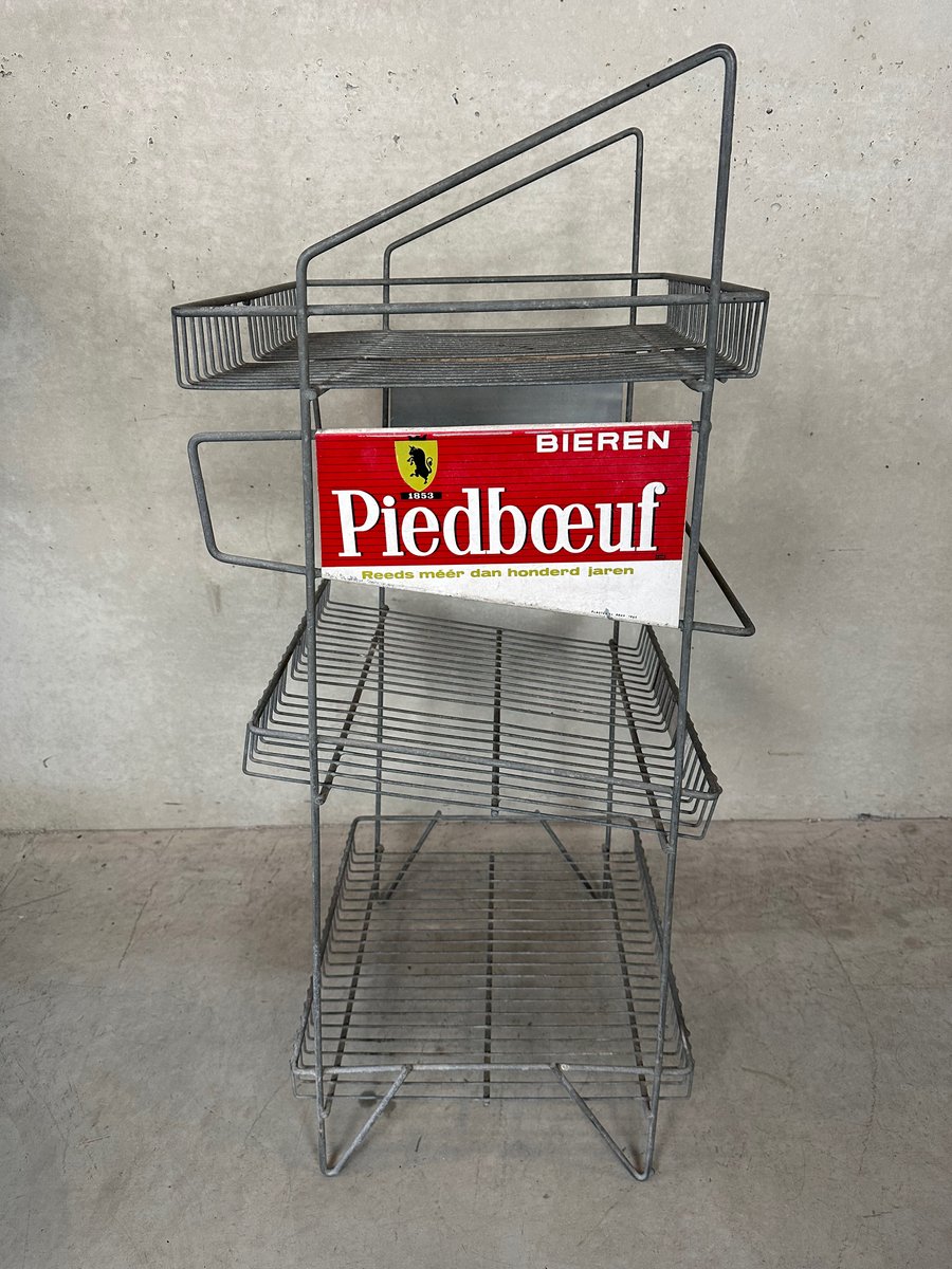 Vintage Industrial Rack with Wire Structure for sale at Pamono