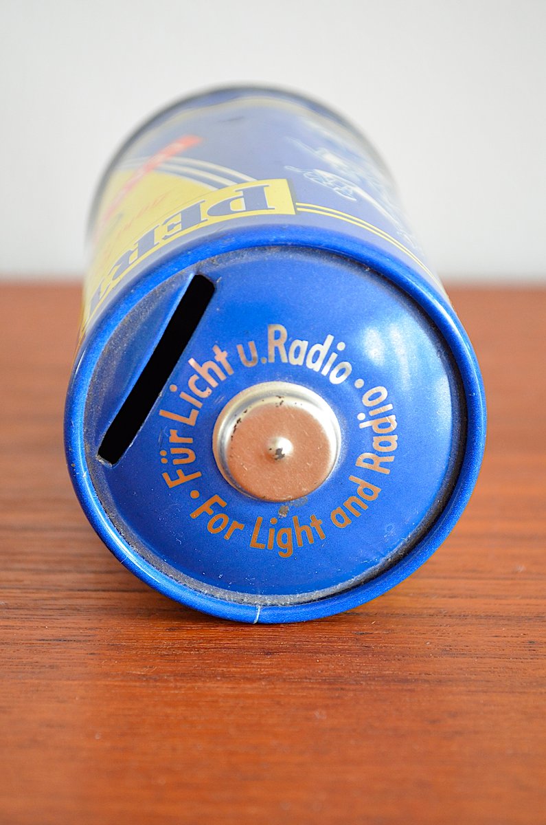 Antique Tinplate Advertising Money Box from Pertrix, 1950s for sale at ...