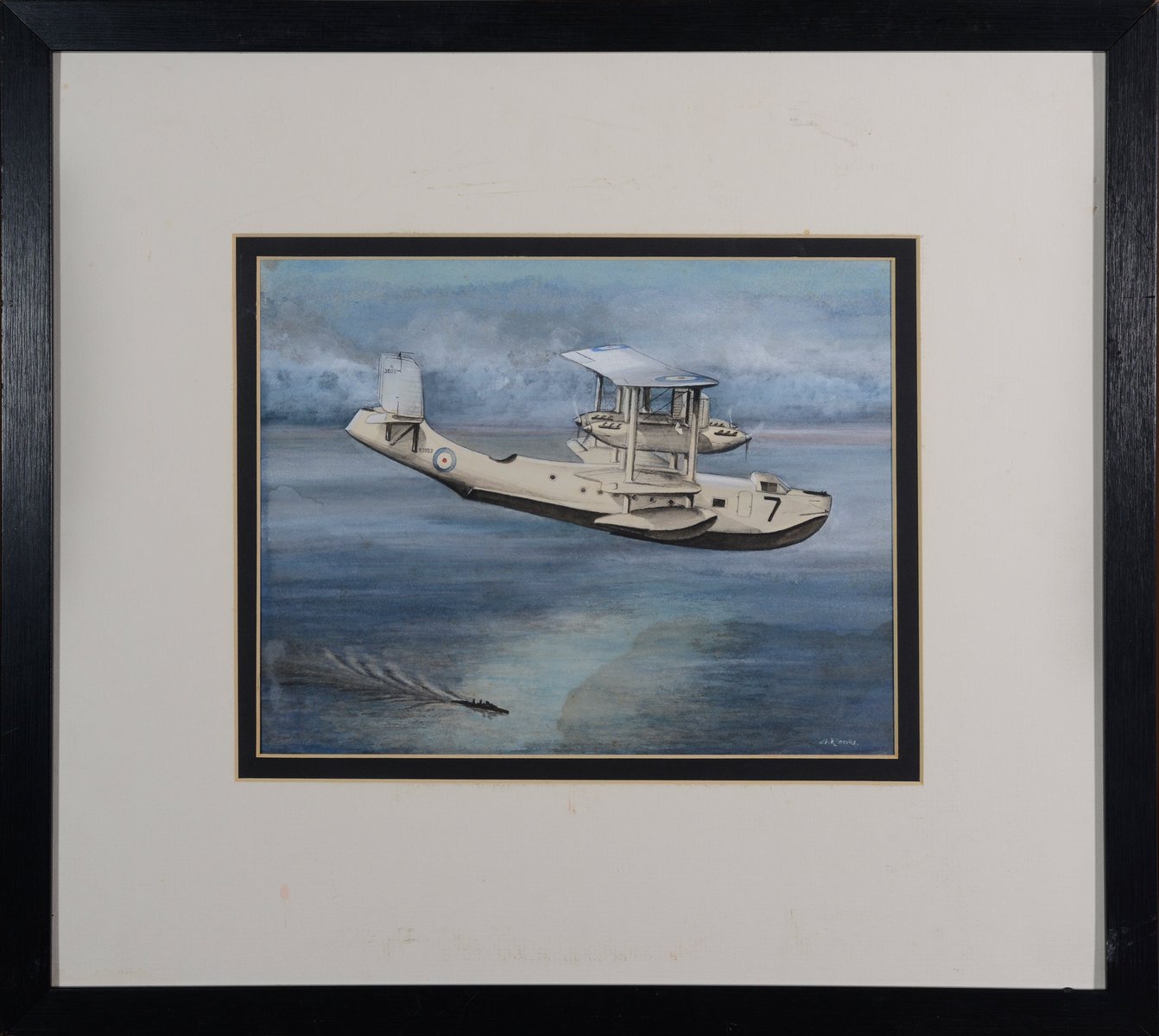 Geoffrey Reeves, Shorts Sincaport Mark 11, 1970s, Watercolor for sale ...