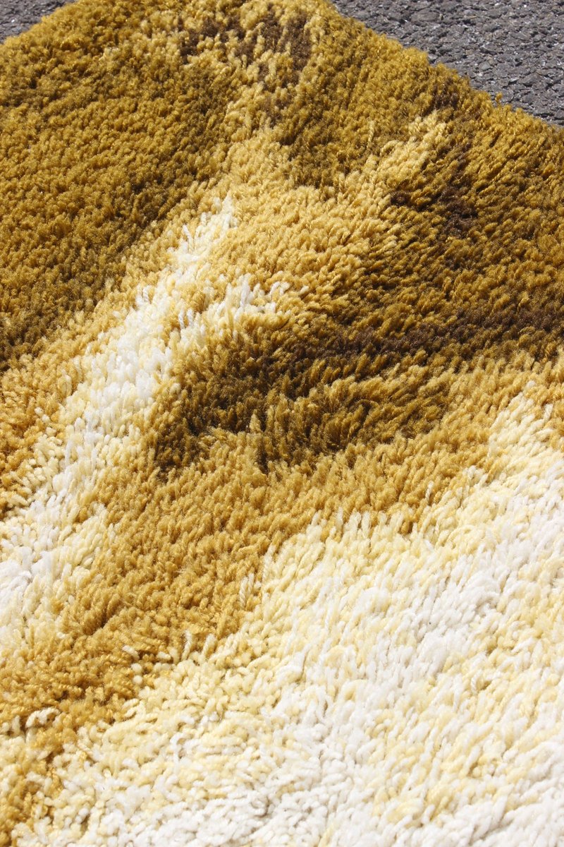 Vintage Shaggy Wool Rug from Junghans, 1970s for sale at Pamono