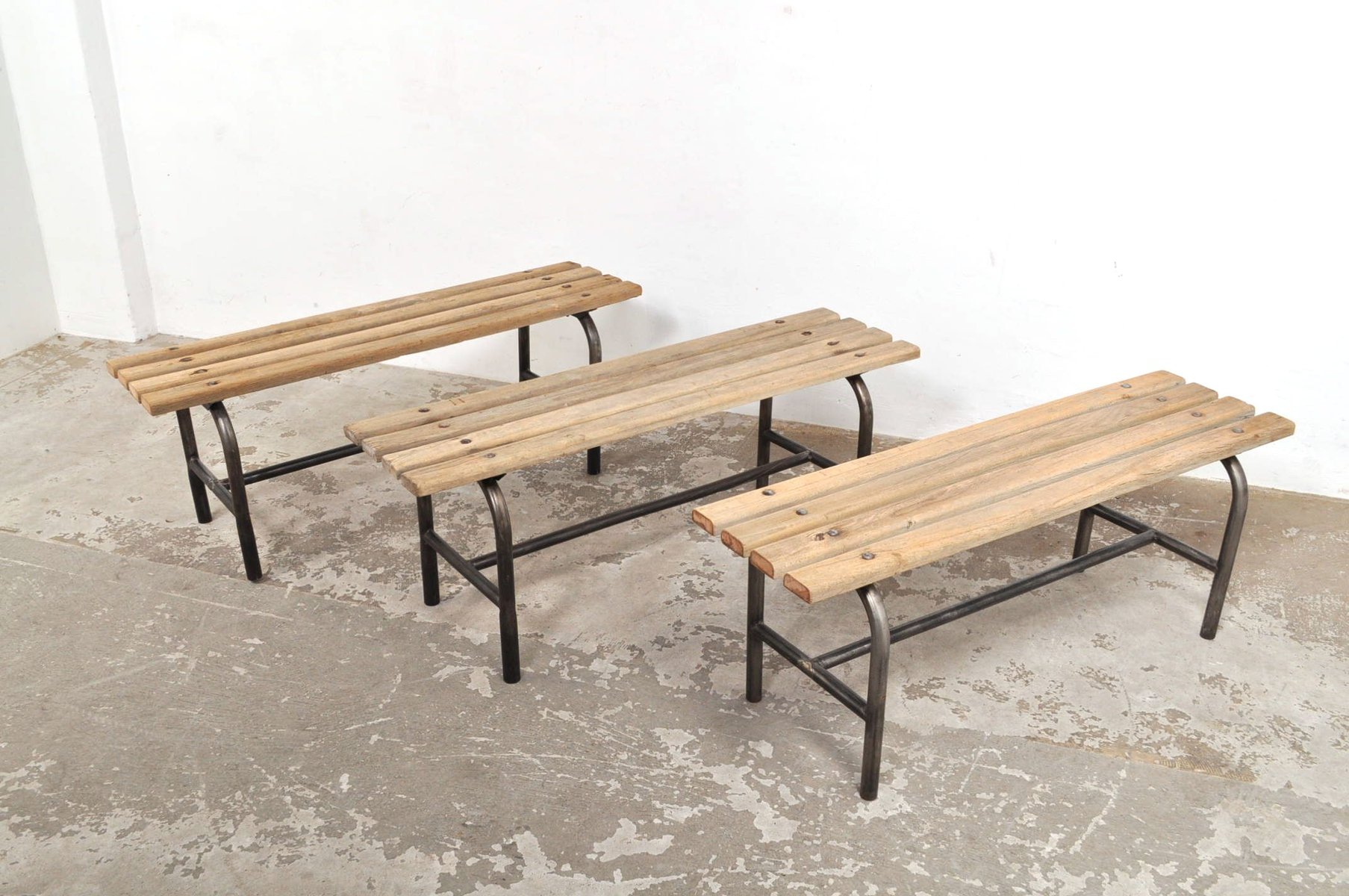 Vintage Dressing Room Bench, 1950s for sale at Pamono
