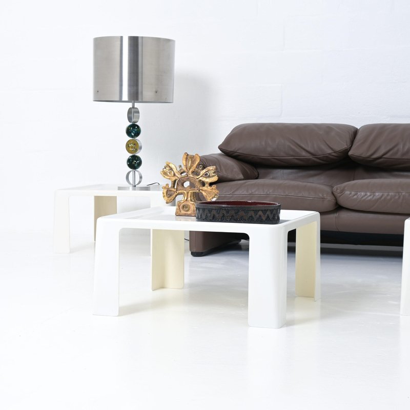 Vintage Amanta Coffee Tables by Mario Bellini for B&B Italia, 1970s ...