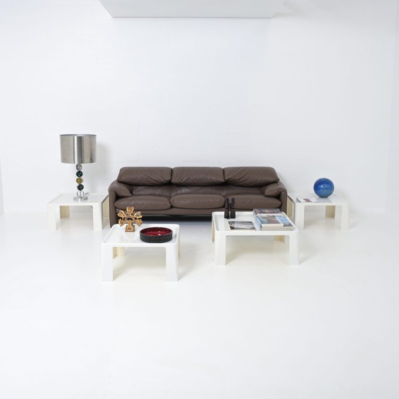 Vintage Amanta Coffee Tables by Mario Bellini for B&B Italia, 1970s ...