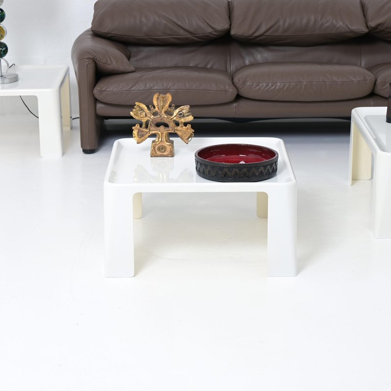 Vintage Amanta Coffee Tables by Mario Bellini for B&B Italia, 1970s ...