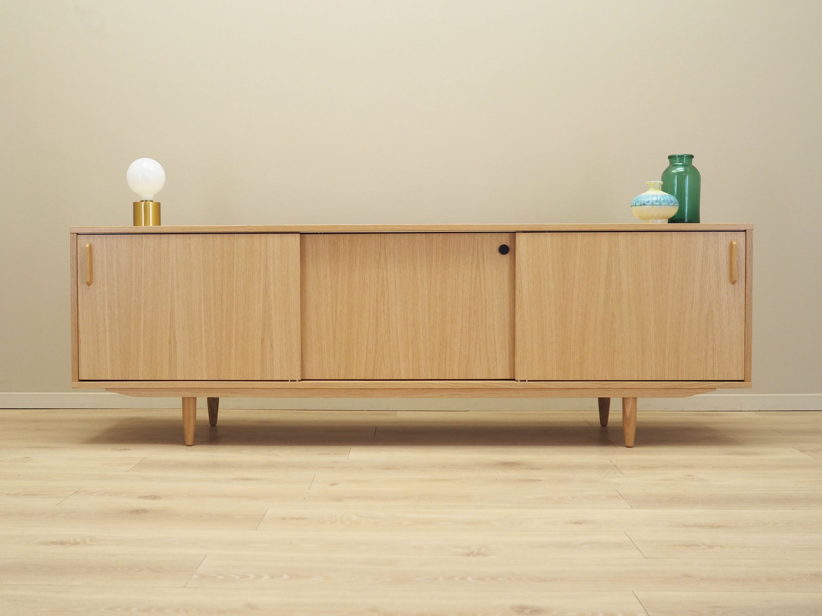 Scandinavian Blonde Oak Sideboard for sale at Pamono