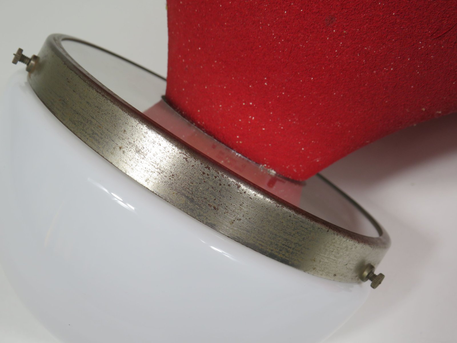 Wall or Ceiling Lamps with Flowing Lines and Subtle Texture, 1950s, Set ...