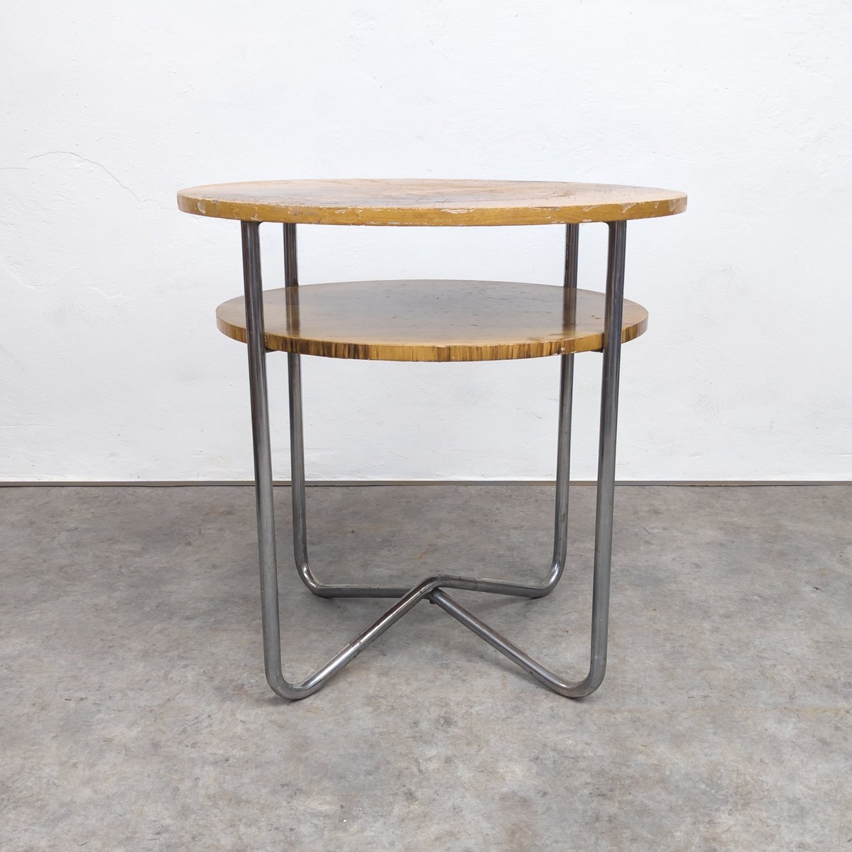 Bauhaus Tubular Steel Side Table by Hynek Gottwald, 1930s for sale at ...