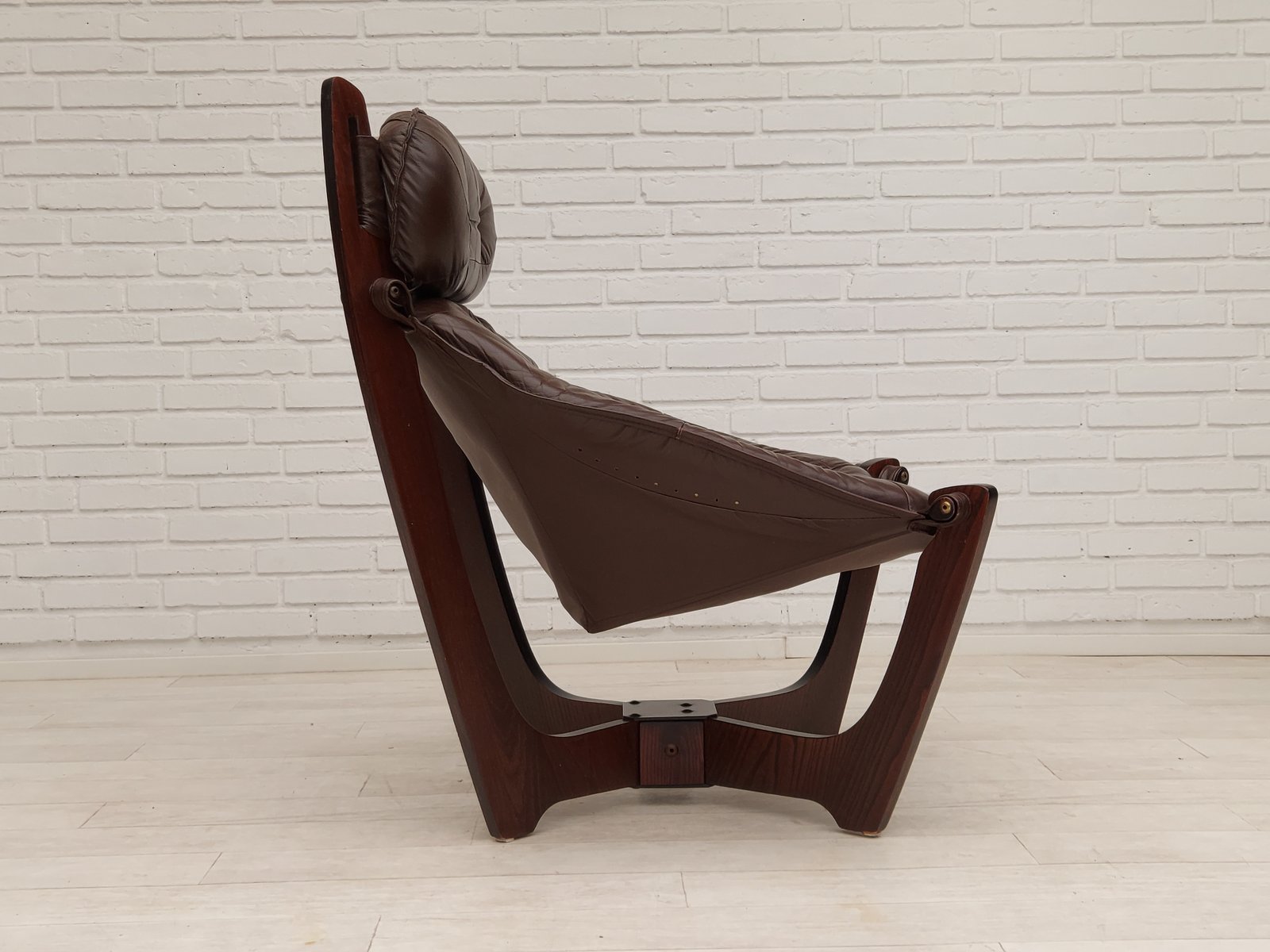 Norwegian Lounge Chair Model Luna by Odd Knutsen for Hjellegjerde ...