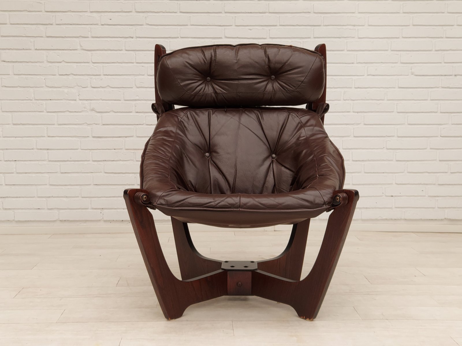 Norwegian Lounge Chair Model Luna by Odd Knutsen for Hjellegjerde ...