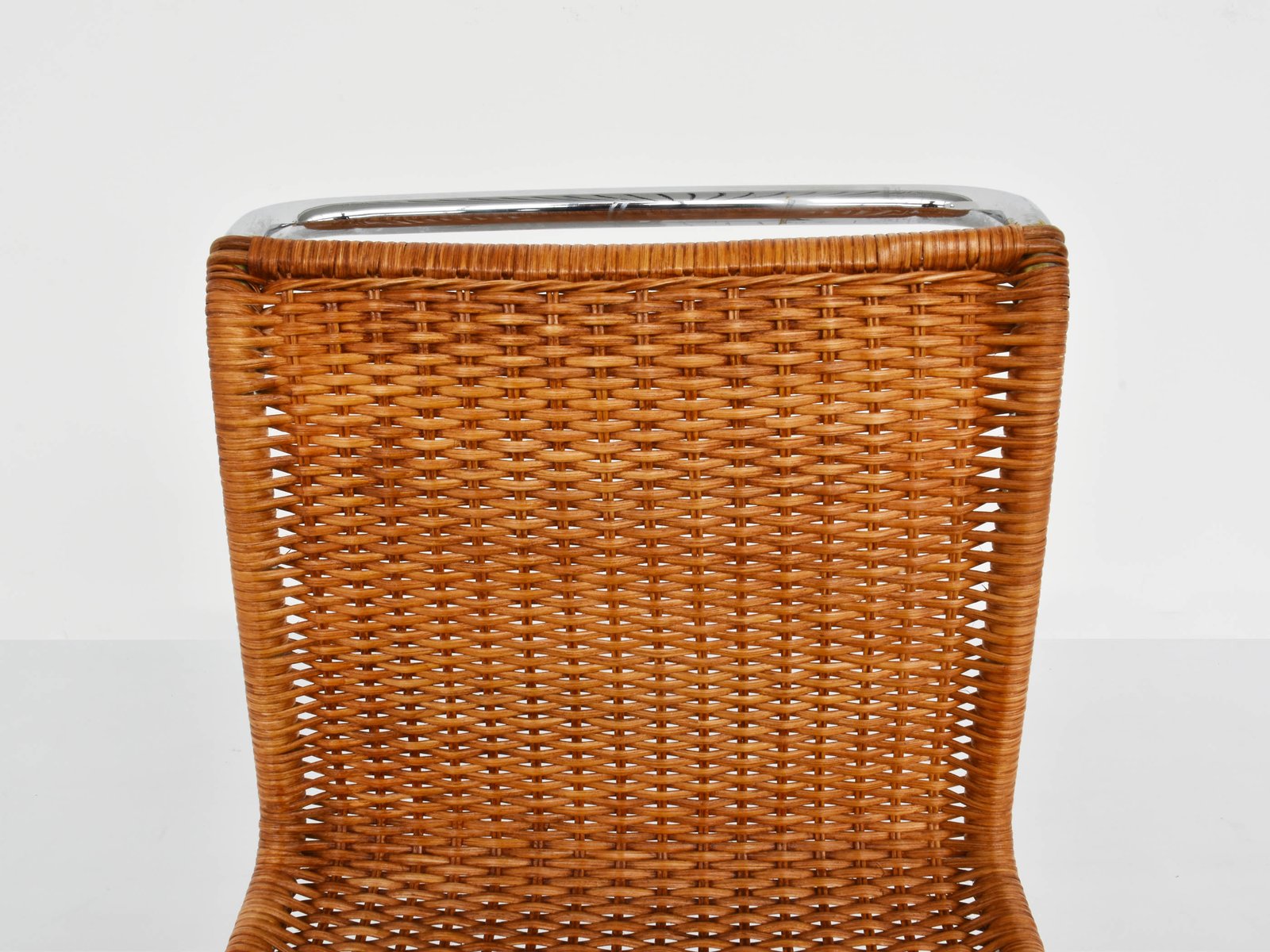 Woven Cane Mod. S 533 L Cantilever Chair by Ludwig Mies Van Der Rohe ...