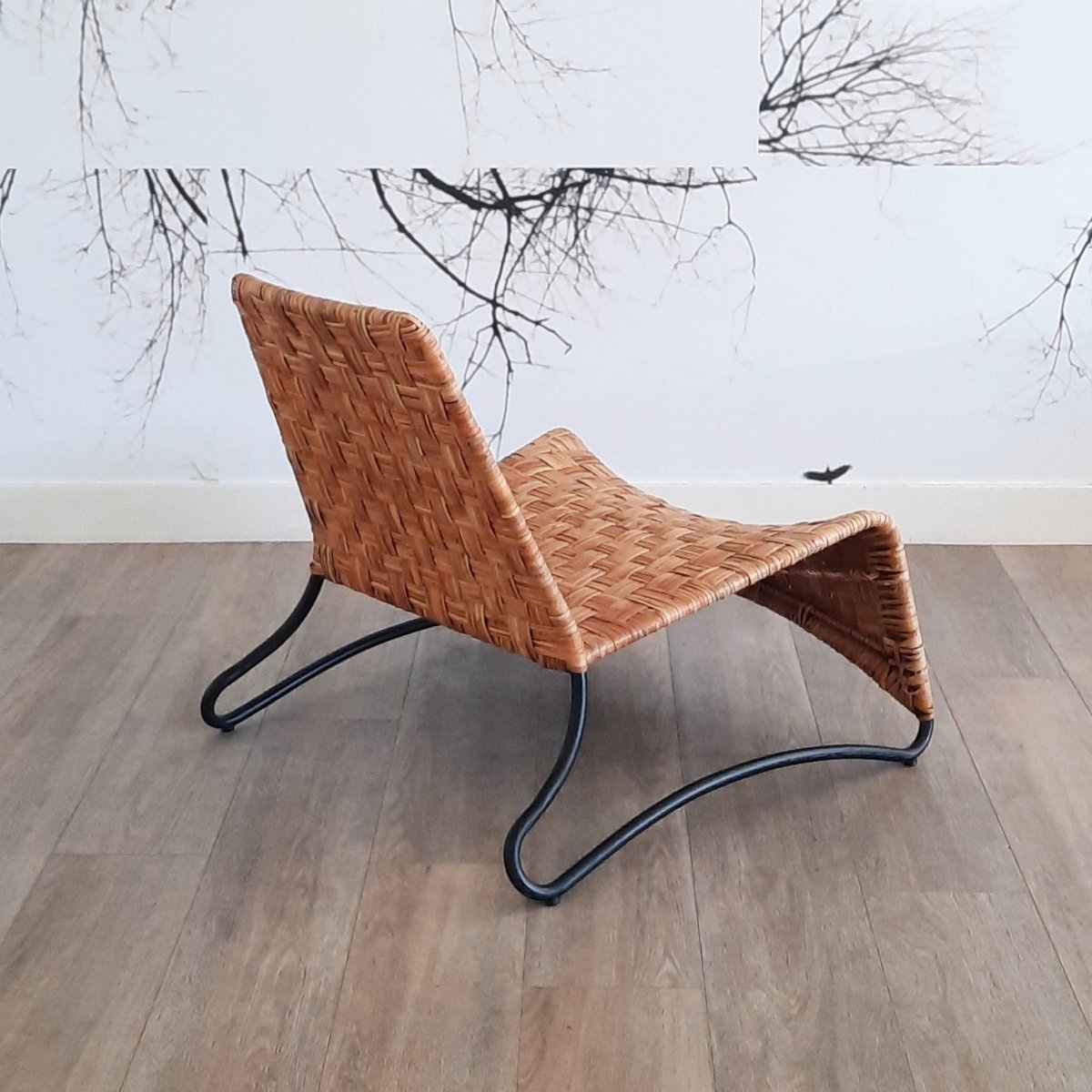 Rattan Måsö Lounge Chair by Maria Vinka for Ikea, 2000s for sale at Pamono