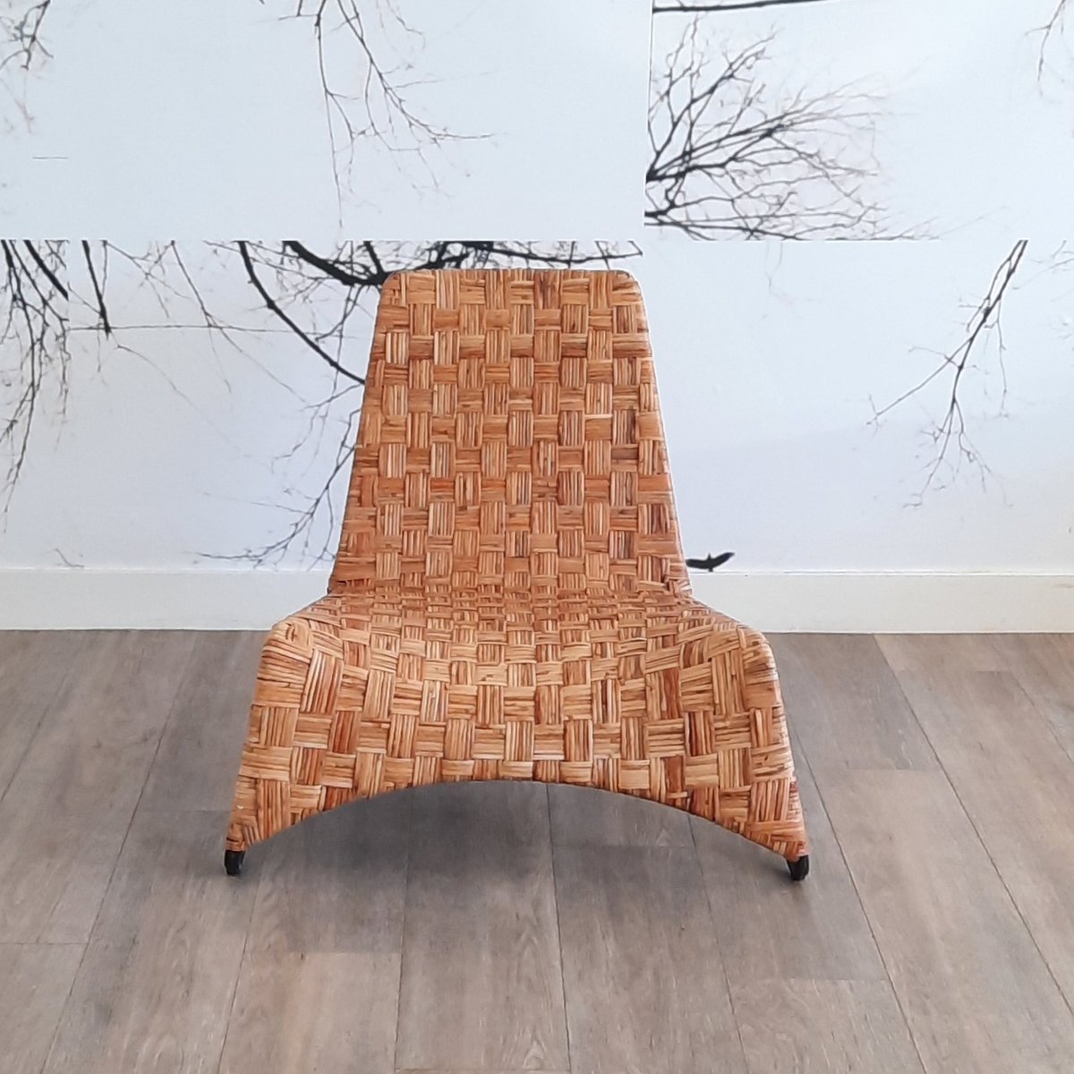 Rattan Måsö Lounge Chair by Maria Vinka for Ikea, 2000s for sale at Pamono