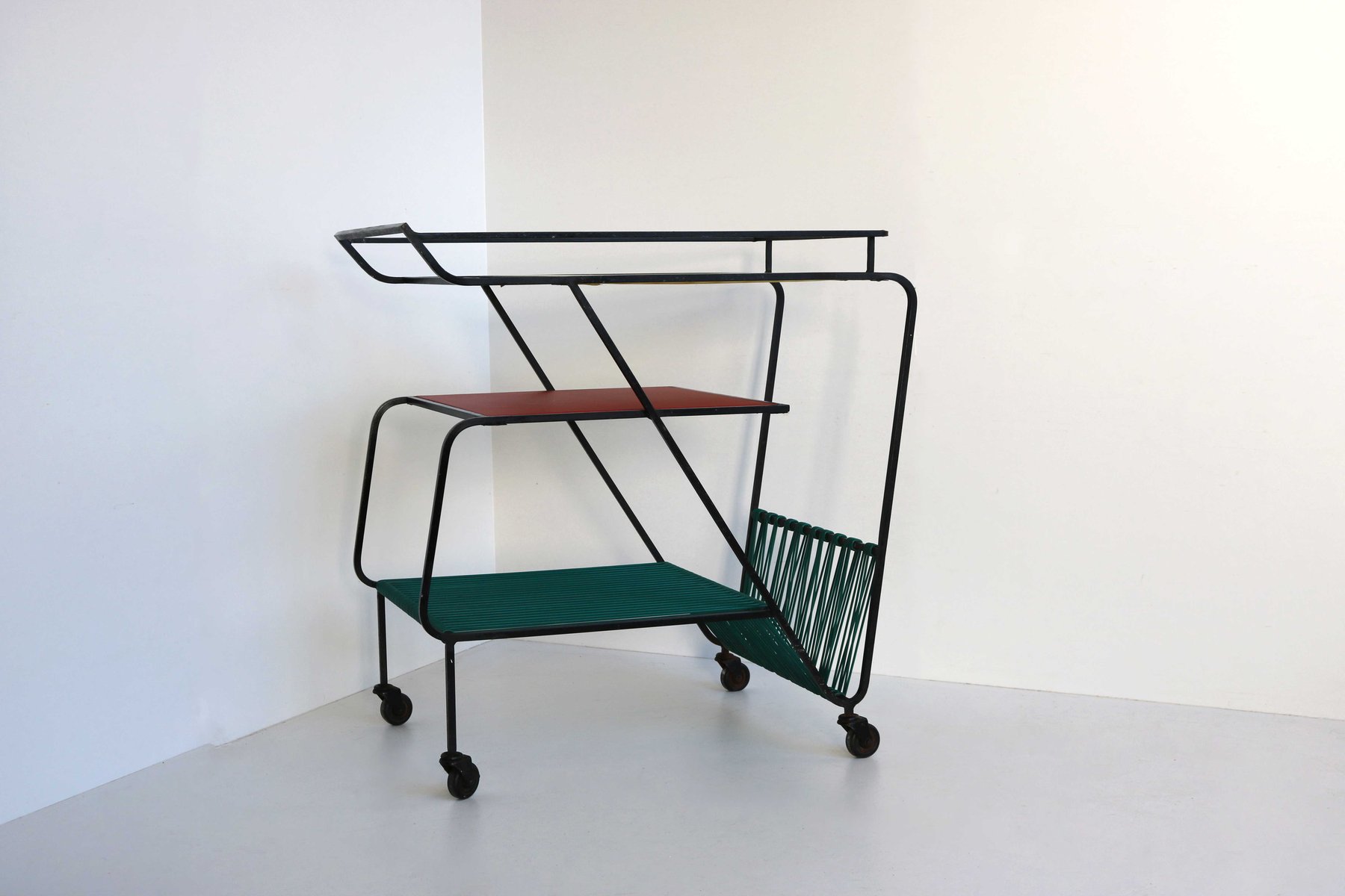 Vintage Dutch Trolley from Dico, 1950s for sale at Pamono
