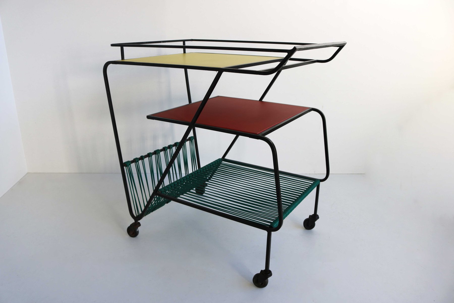 Vintage Dutch Trolley from Dico, 1950s for sale at Pamono