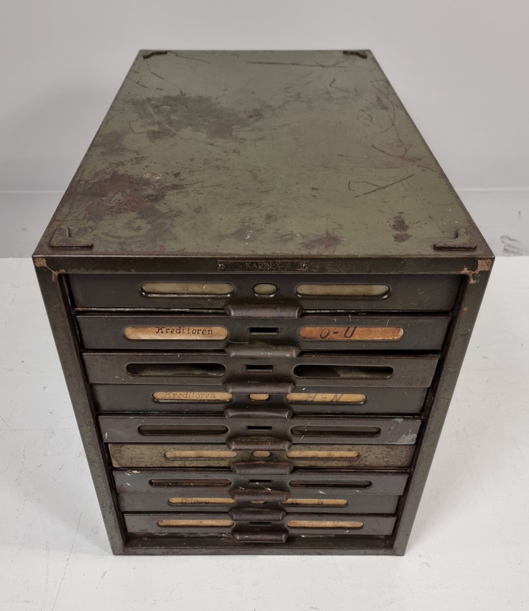 Filing Cabinet from Kardex, 1960s for sale at Pamono