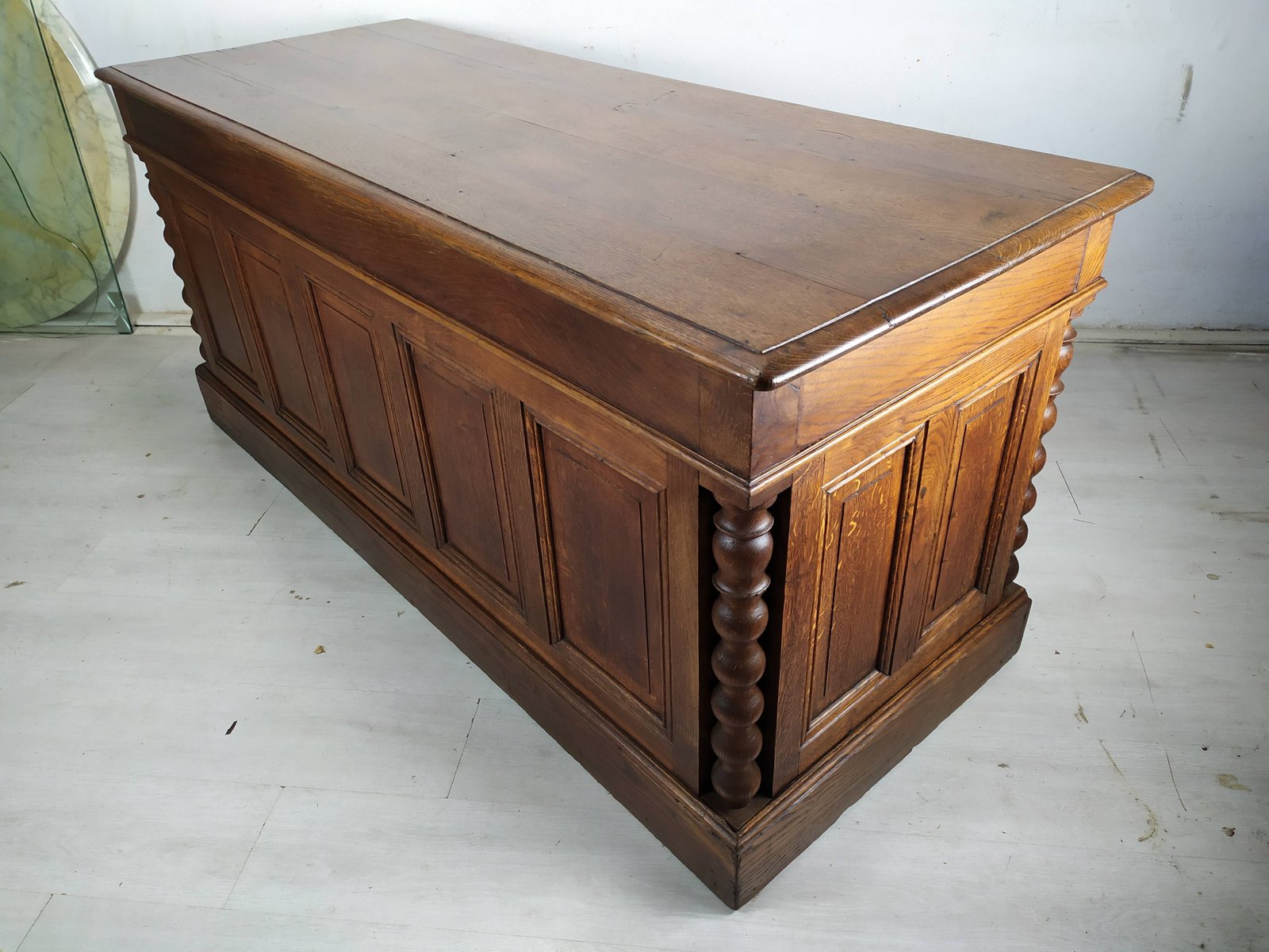 Trade Bench with Oak Drawers for sale at Pamono