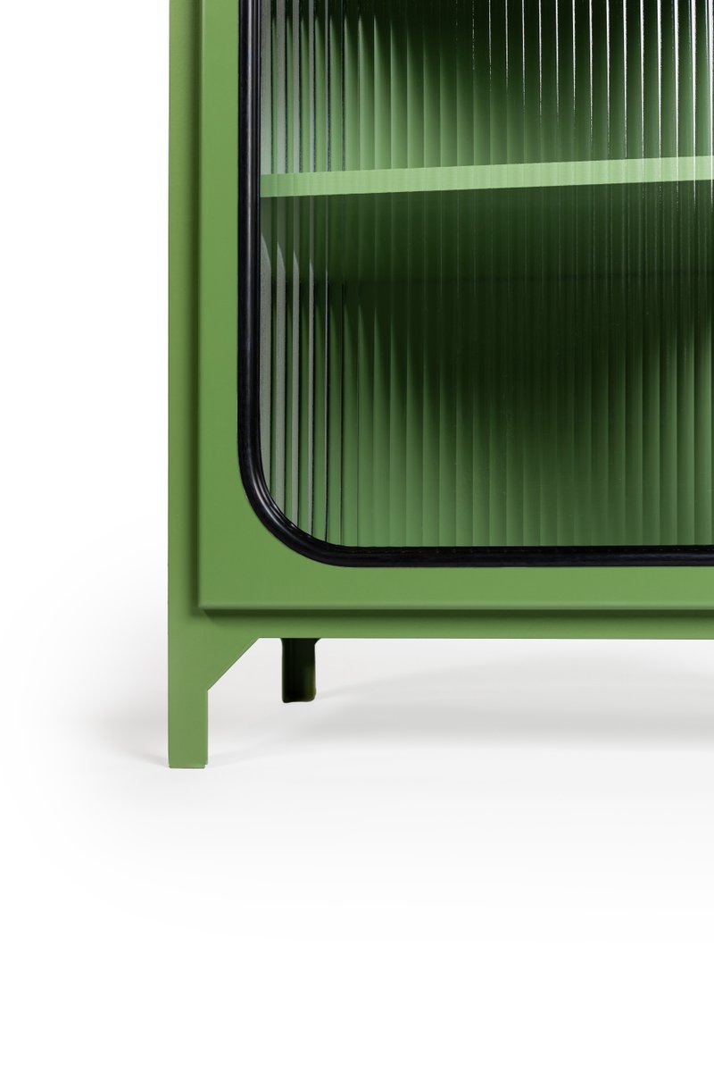Encapsulate Matcha Metal Cabinet by Israel Basch for Ikigai for sale at ...