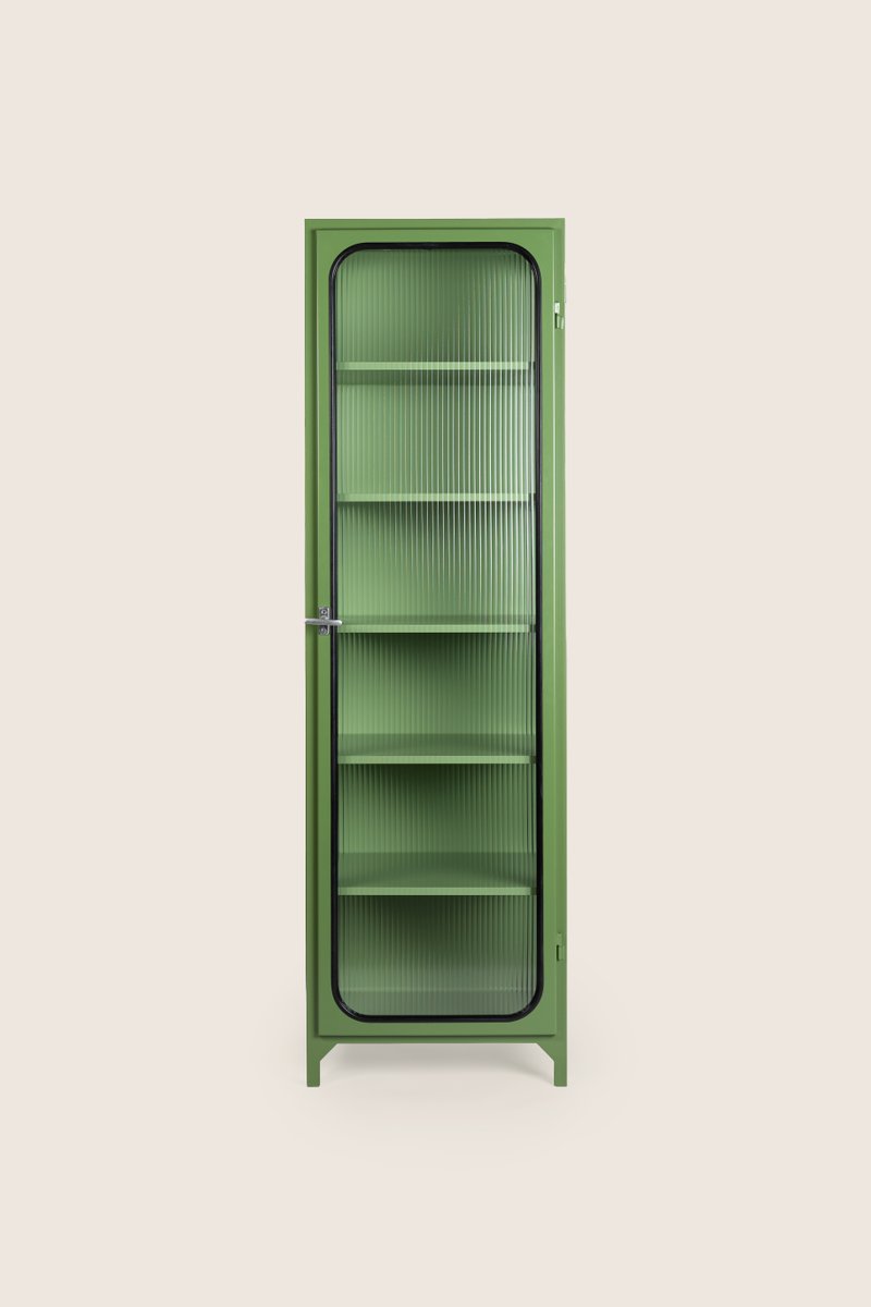 Encapsulate Matcha Metal Cabinet by Israel Basch for Ikigai for sale at ...