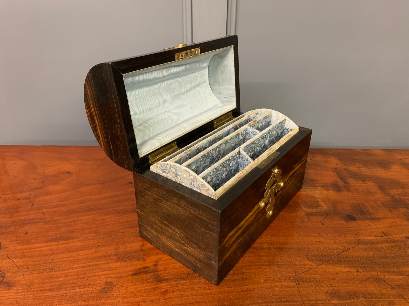 Victorian Coromandel Stationary Casket, 1860 for sale at Pamono