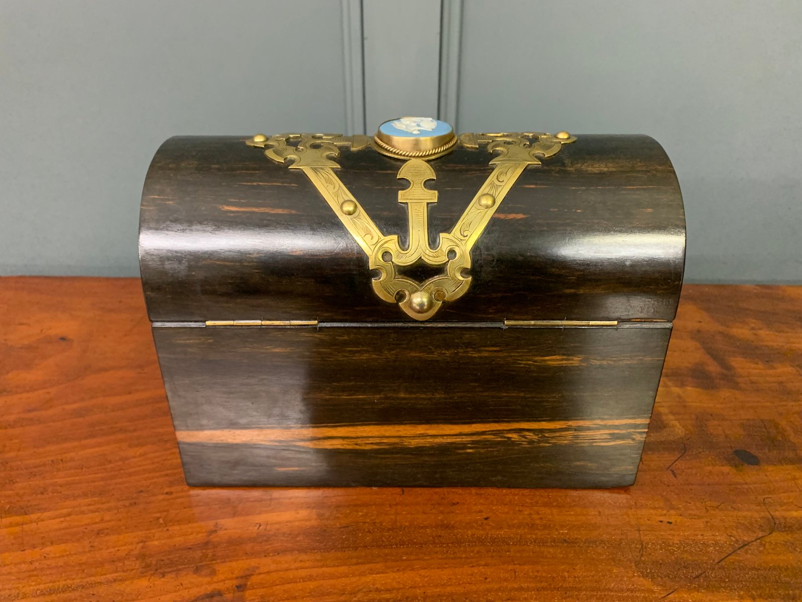 Victorian Coromandel Stationary Casket, 1860 for sale at Pamono