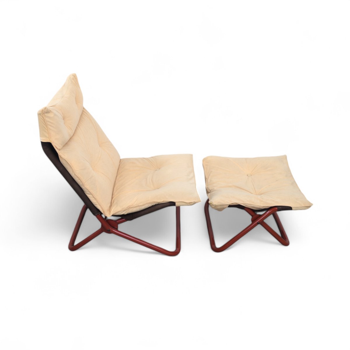 Open Folding Lounge Chair by Jan Dranger and Johan Huldt for Innovator ...