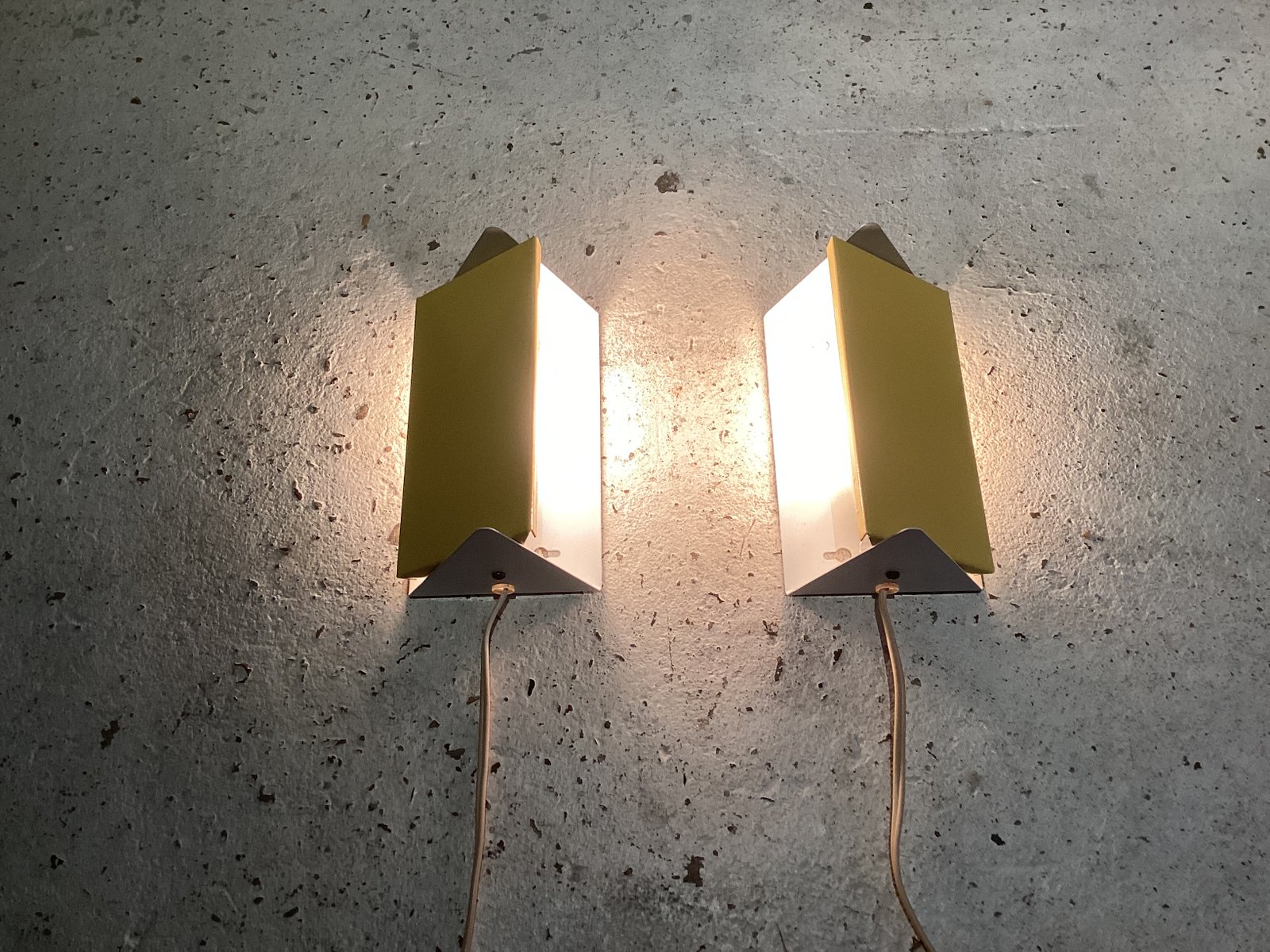 Wall Light Bedside Lamps by J. J. M. Hoogervorst for Anvia, 1960s, Set ...