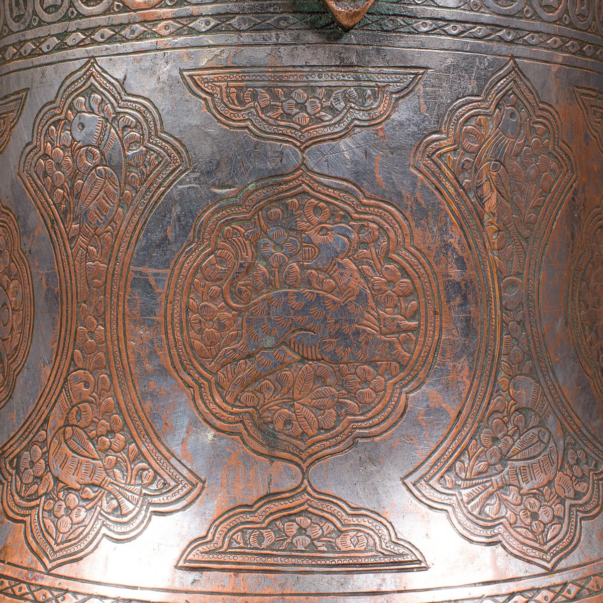 Georgian Burmese Silvered Copper Water Bucket, 1800s for sale at Pamono