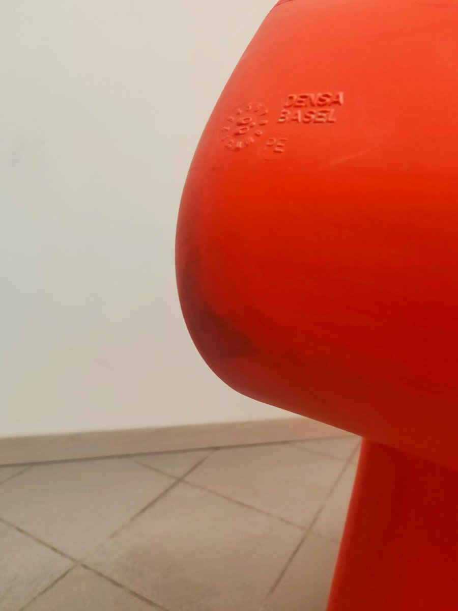 Phantom Chair in Orange Plastic by Verner Panton for Innovation for ...