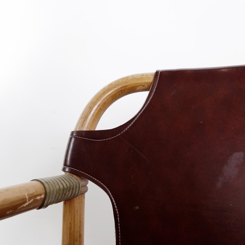 Vintage Safari Chairs, Set of 4 for sale at Pamono