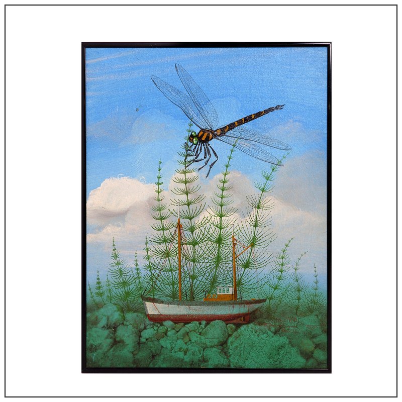 Ivan Good, Libelle, Oil On Panel for sale at Pamono