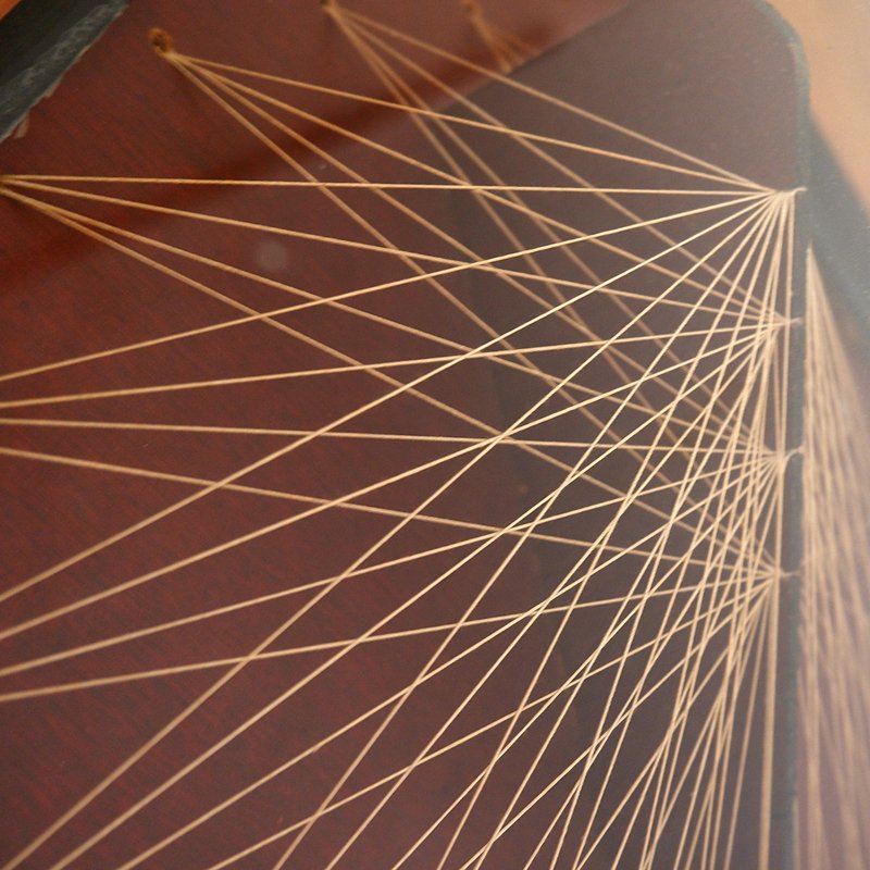 Vintage String Art Wall Hanging Sculpture, 1970s for sale at Pamono