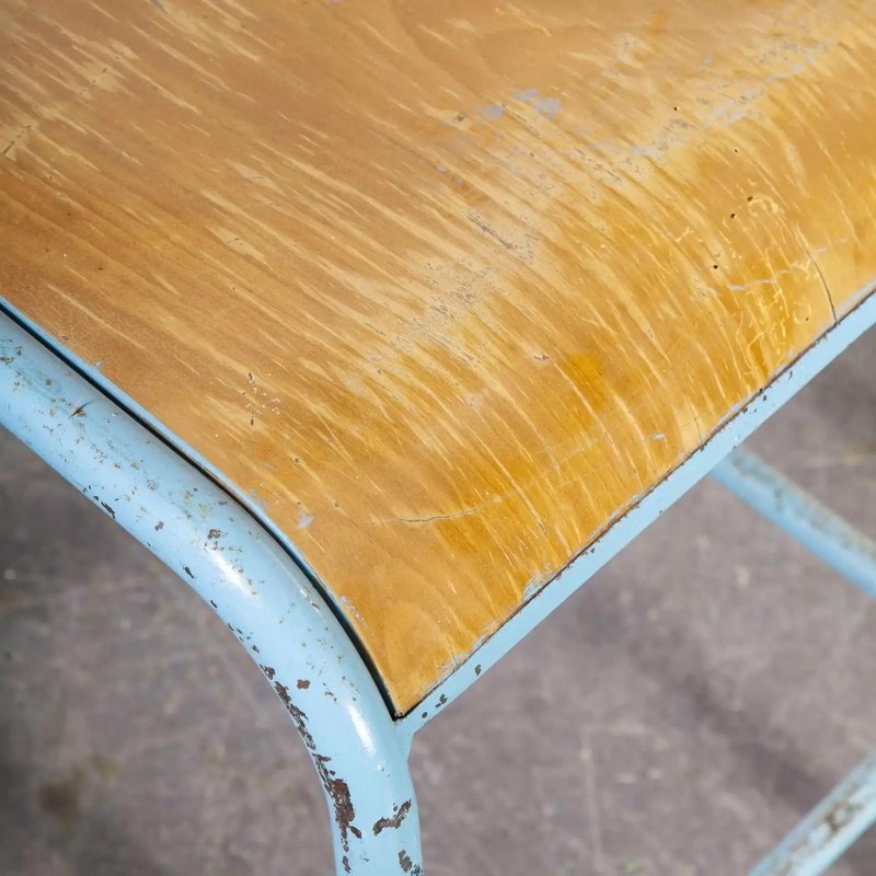 Laboratory Stacking Dining Chairs, 1950s, Set of 12 for sale at Pamono