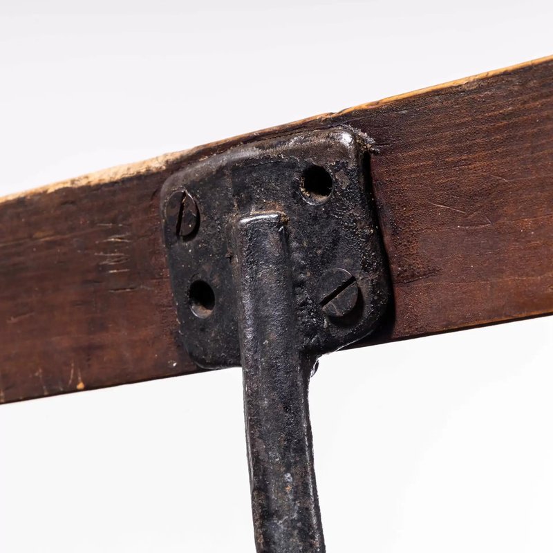 Vintage English Church Bench in Cast Metal, 1940s for sale at Pamono