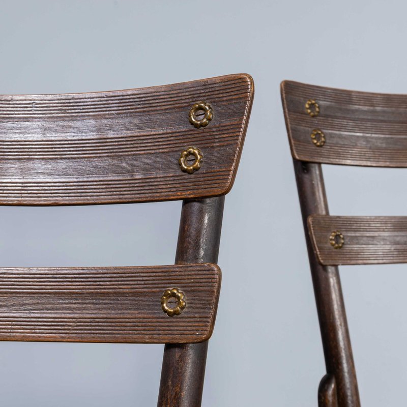 Set of Rail Bentwood Chairs from Thonet, 1920s for sale at Pamono