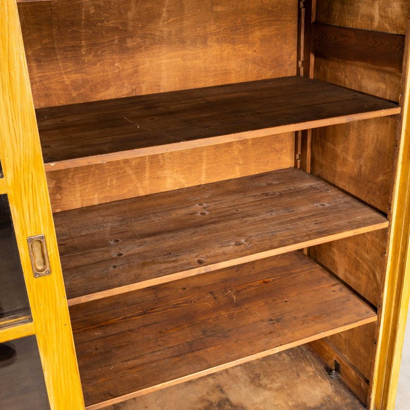 Large Vintage Glass Fronted Library Case, 1950s for sale at Pamono