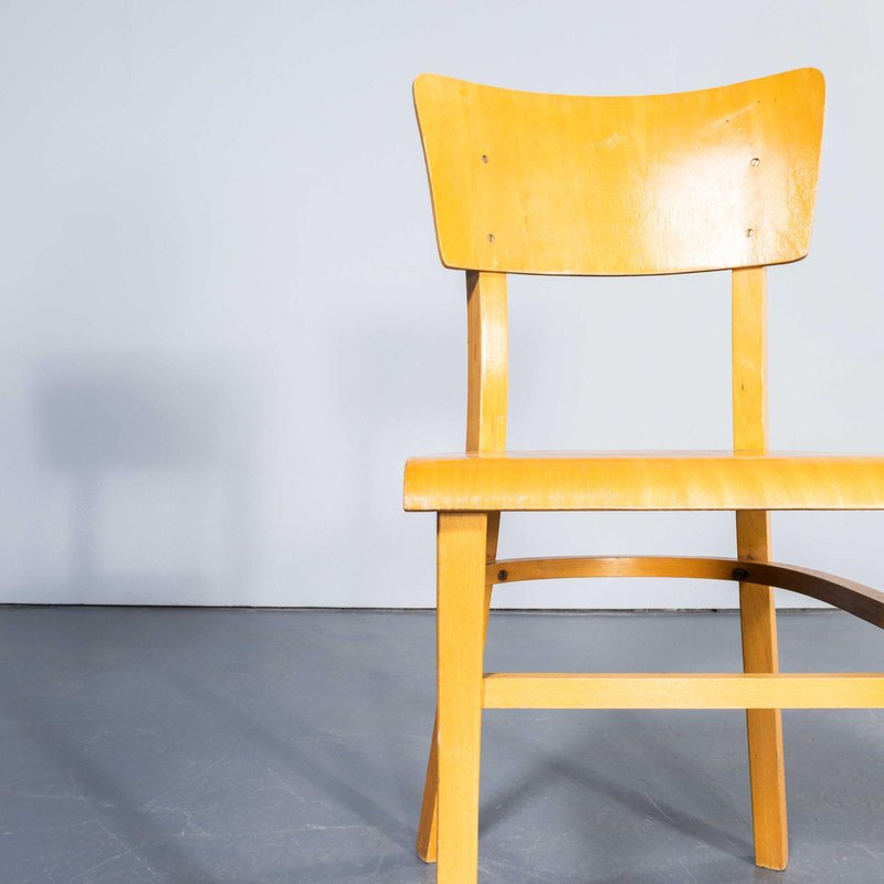 Back Original Dining Chairs from Thonet, 1960s, Set of 4 for sale at Pamono