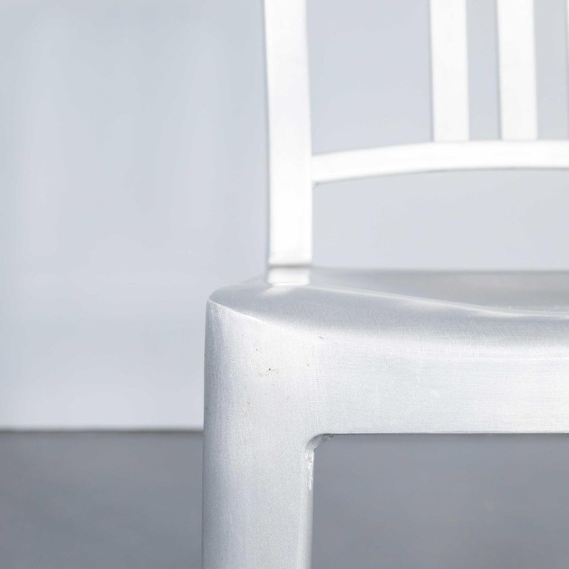 Aluminium 1006 Navy Dining Chair from Emeco, 1960s, Set of 6 for sale ...