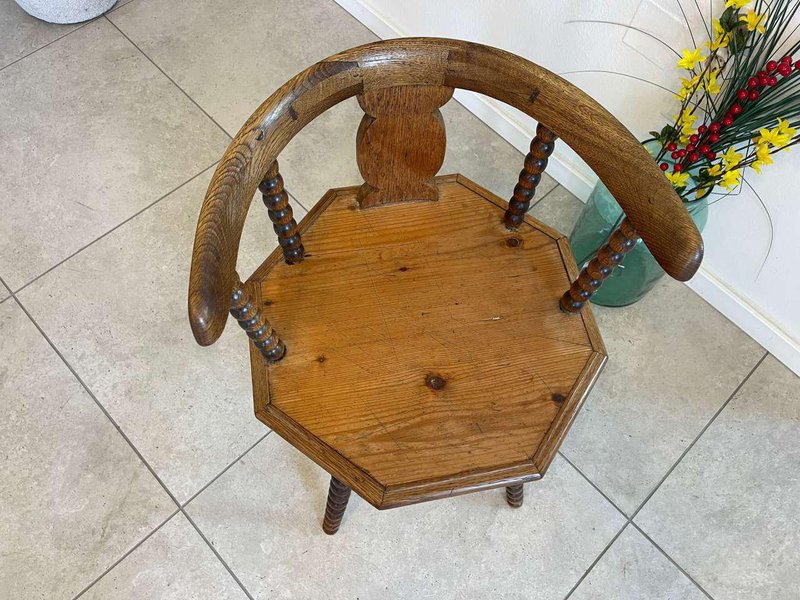 Brown Farm Rung Chair for sale at Pamono