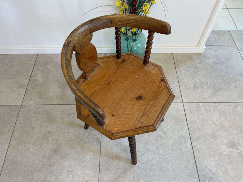 Brown Farm Rung Chair for sale at Pamono