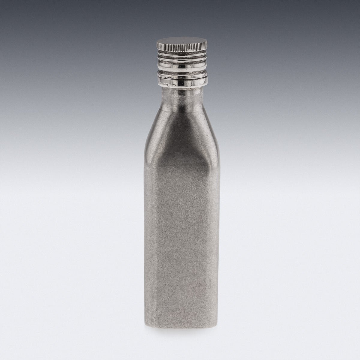 Novelty Silver Miniature Johnnie Walker Whisky Bottle for sale at Pamono