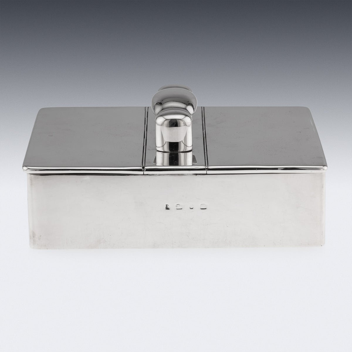 Antique Victorian Silver Cigar Box, 1898 for sale at Pamono